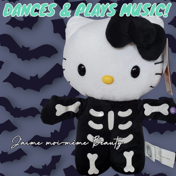 Hello Kitty | Holiday | Animatronic Hello Kitty Halloween Skeleton ...